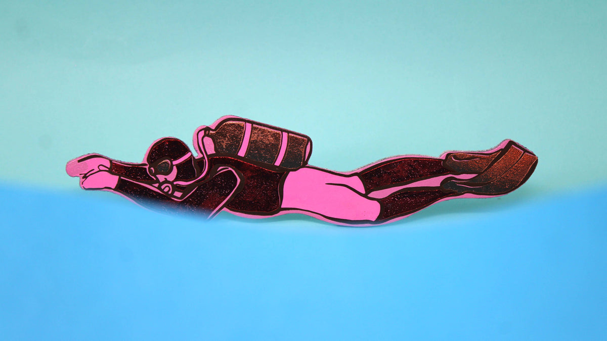 Scuba Diver Bookmark | Ark Colour Design – Run to the River